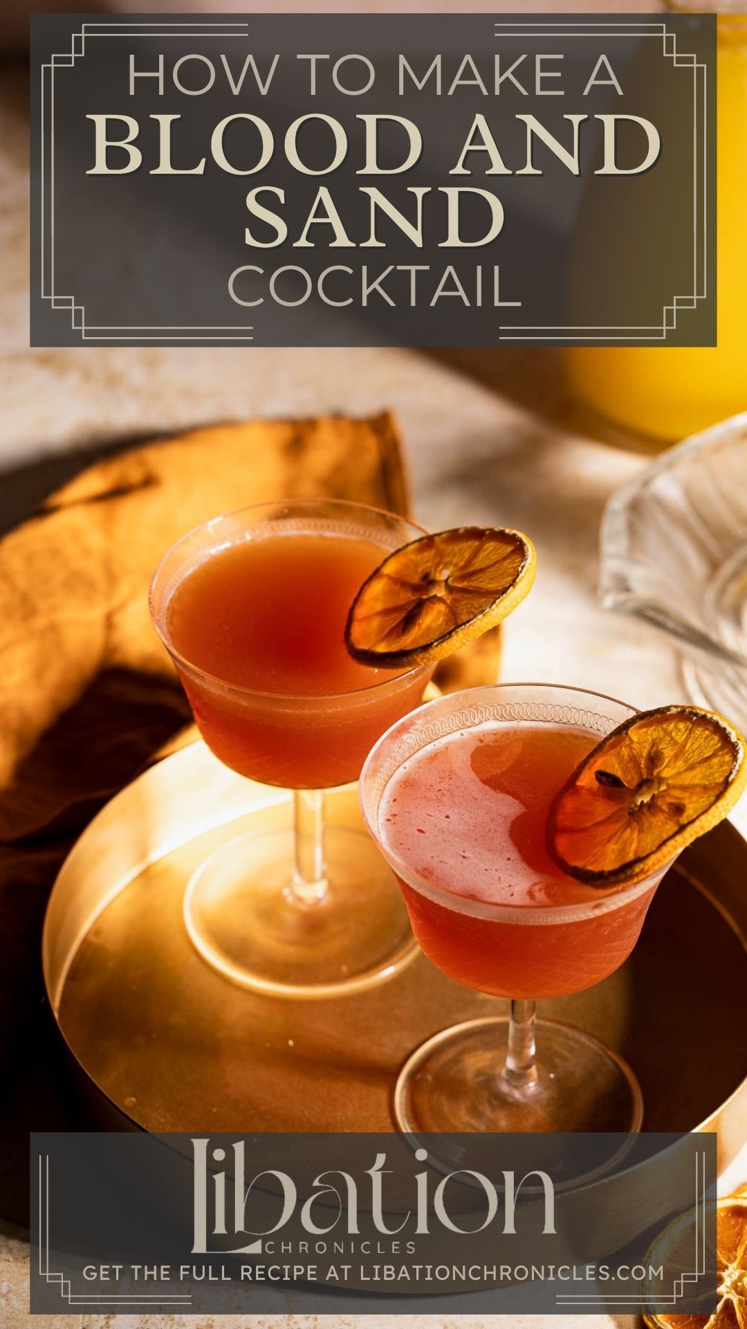 Blood and Sand Cocktail: The Sophisticated Scotch Cocktail | Libation ...
