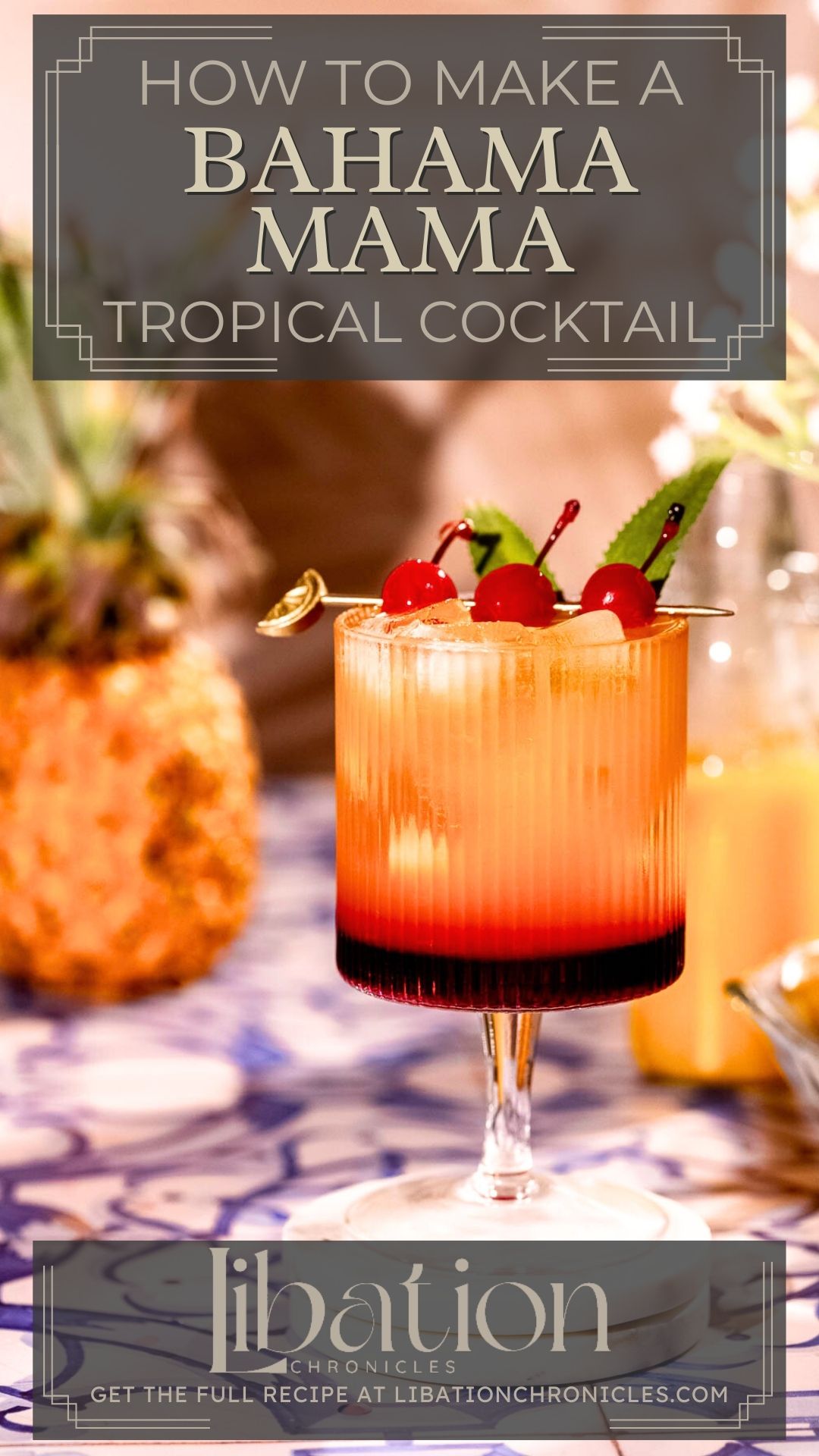 Three Rums, Two Juices, One Perfect Bahama Mama Recipe | Libation ...